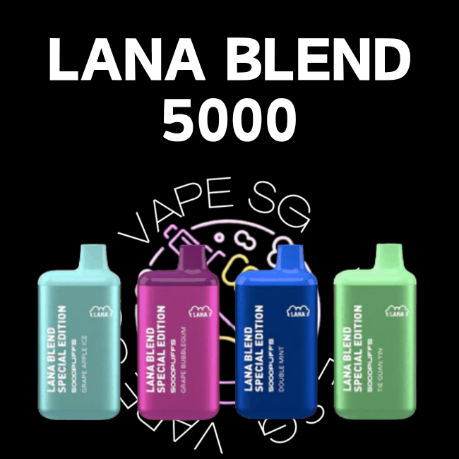 Lana Blend 5000 Disposable Pod - Vape Shop Singapore SG VAPE – Sg Vape ...