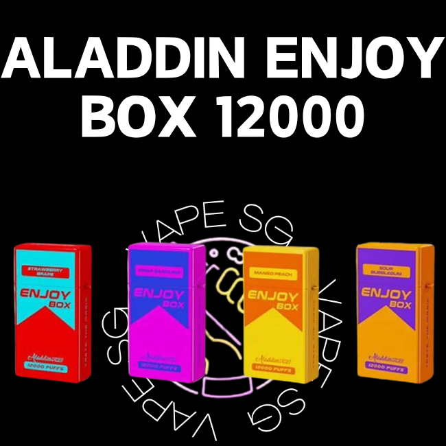 Aladdin Enjoy Box 12000 Disposable Pod - Vape Shop Singapore SG VAPE ...